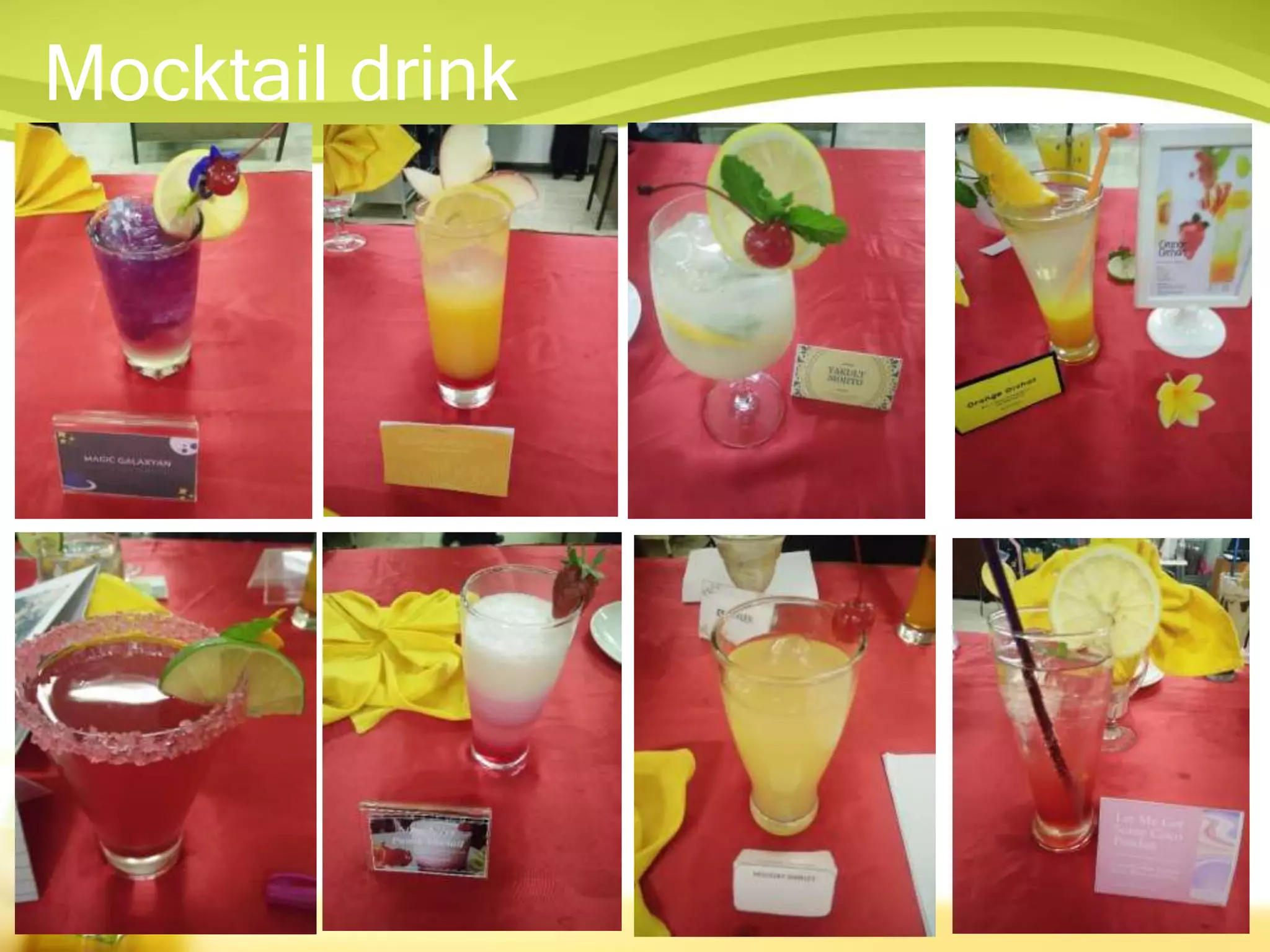 Menyiapkan dan menyajikan minuman alkohol dan non alkohol | PPSX