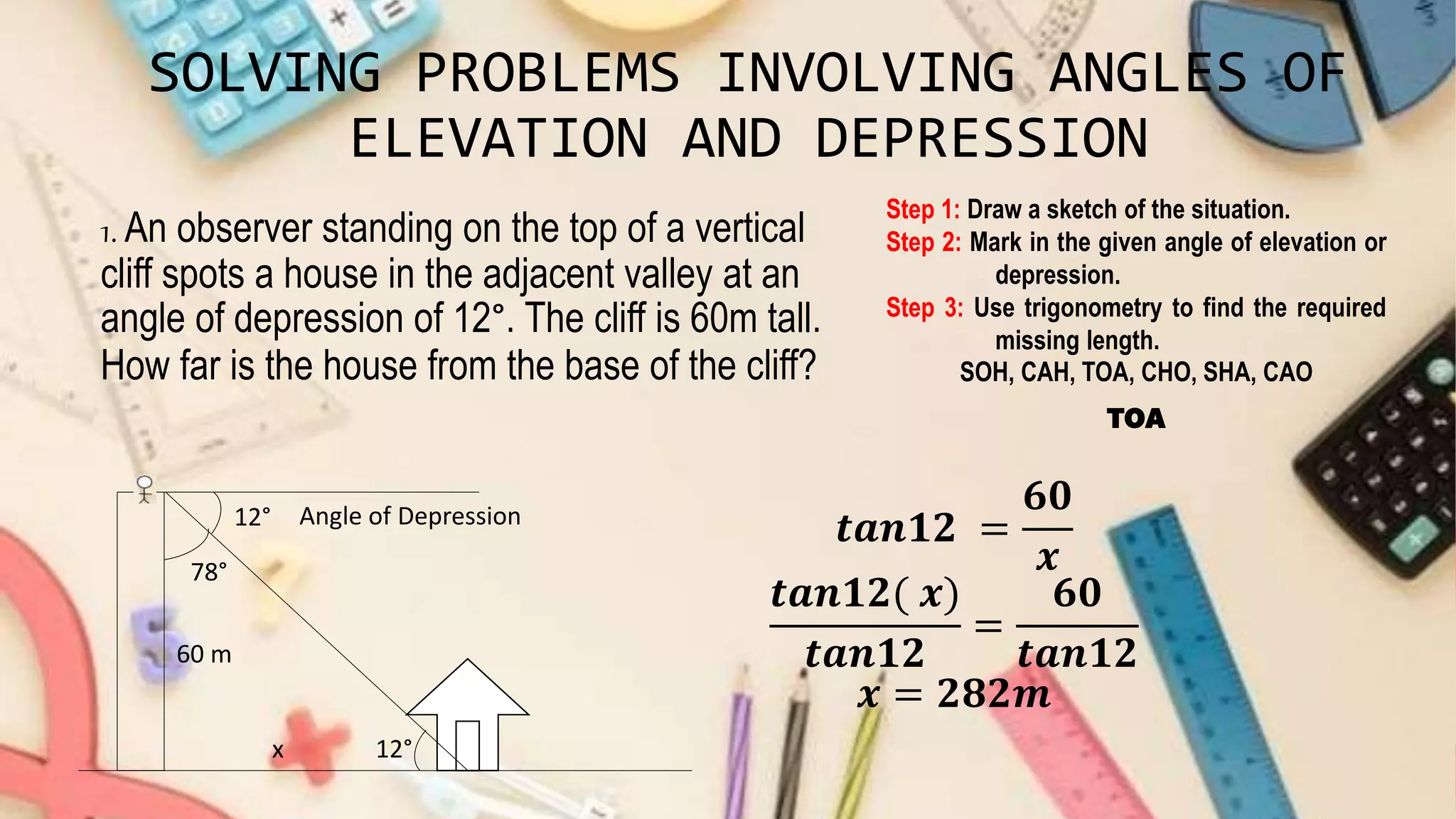 12. Angle of Elevation & Depression.pptx