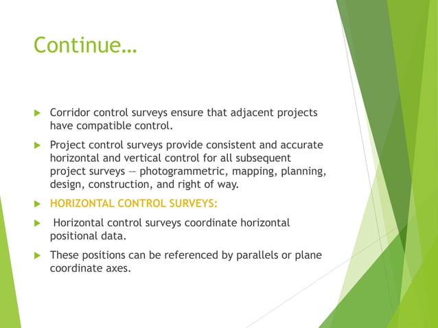 12.1. Horizontal and vertical control (1).pptx | Civil Engineering ...