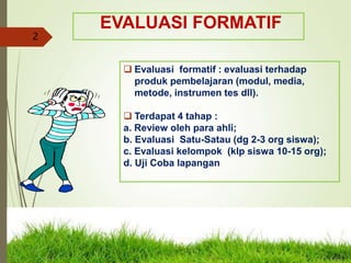 12. EVALUASI FORMATIF DESAIN PEMBEL..ppt