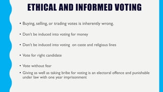 Ethical Voting Pdf