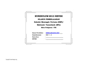 12. Silabus TIK Kelas 8 (8 Kolom) - iguru31.blogspot.com.docx