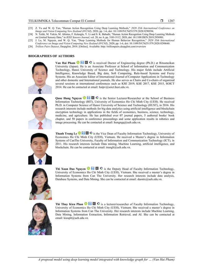 A proposal model using deep learning model integrated with knowledge ...