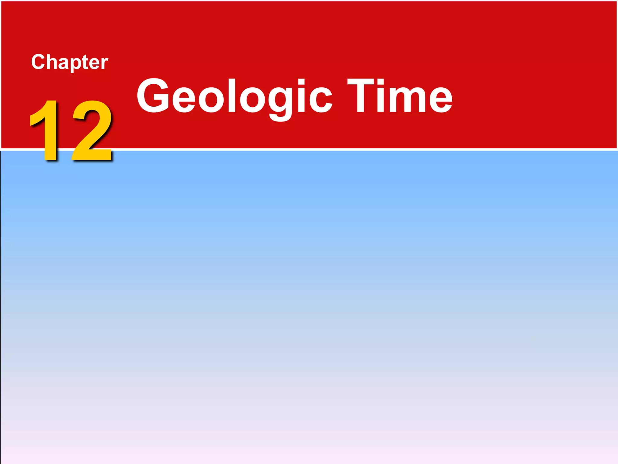 Geologic Time | PDF