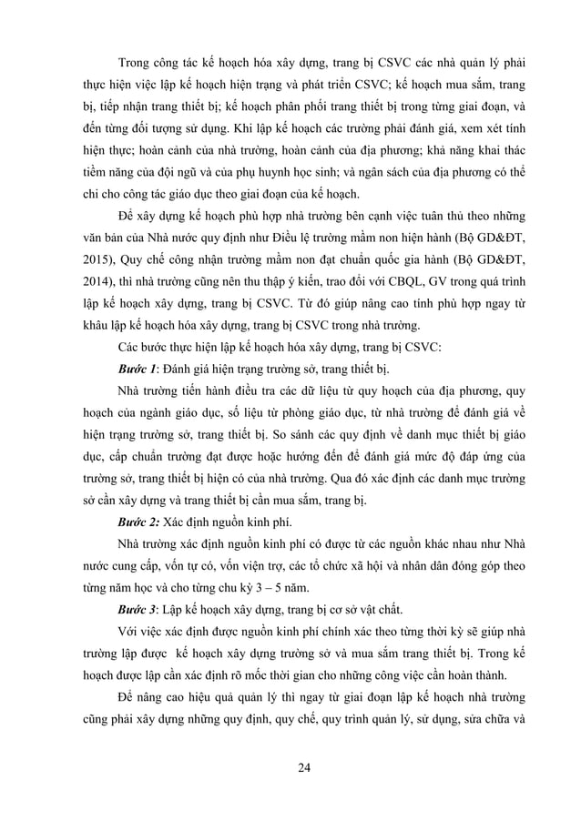 LUẬN VĂN: QUẢN LÝ CƠ SỞ VẬT CHẤT Ở CÁC TRƯỜNG MẦM NON CÔNG LẬP | PDF