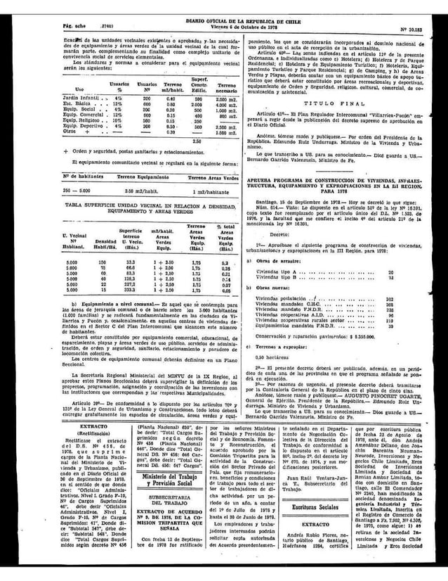 PLAN REGULADOR INTERCOMUNAL VILLARRICA PUCÓN (Ordenanza) | PDF