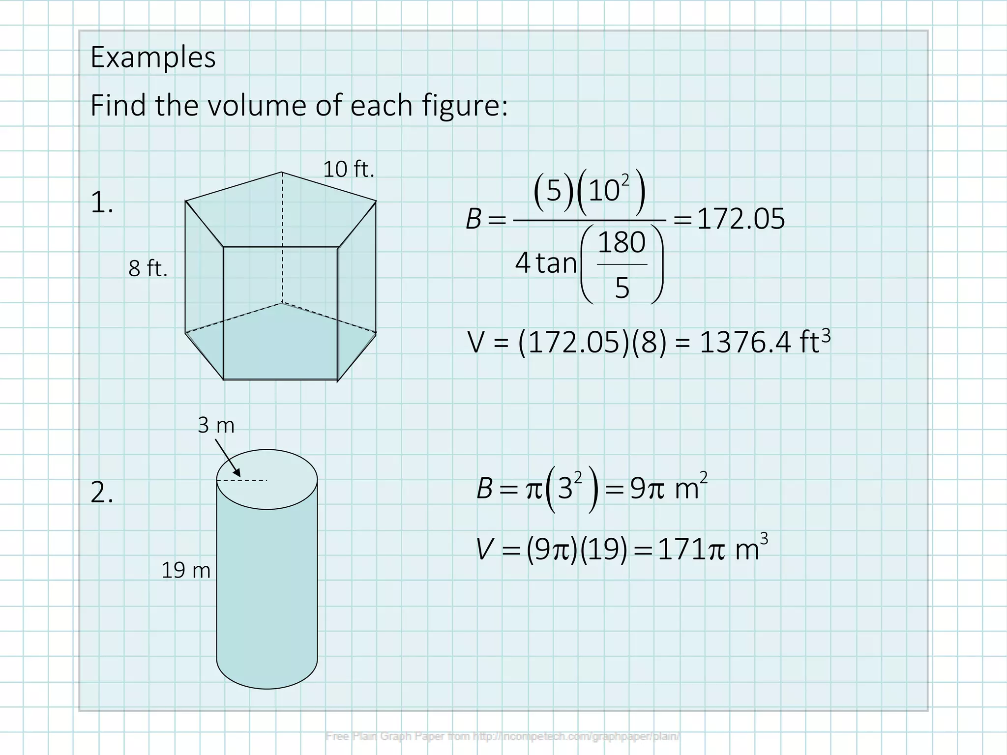 12.1 Volume of Prisms and Cylinders | PDF