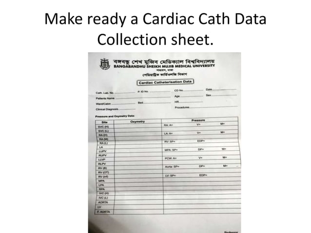 12. Right Heart Catheterization - Pros, Cons & Calculations | PPTX