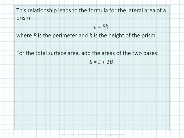12.2 Surface Area of Prisms and Cylinders | PPT