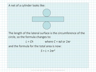 12.2 Surface Area of Prisms and Cylinders | PPT