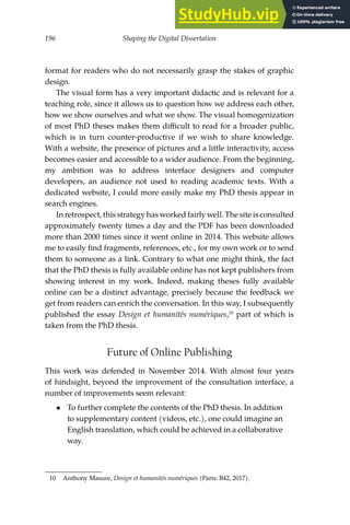 12. The Digital Thesis As A Website | PDF