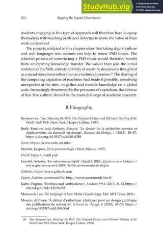 12. The Digital Thesis As A Website | PDF