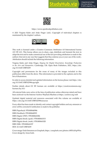 12. The Digital Thesis As A Website | PDF