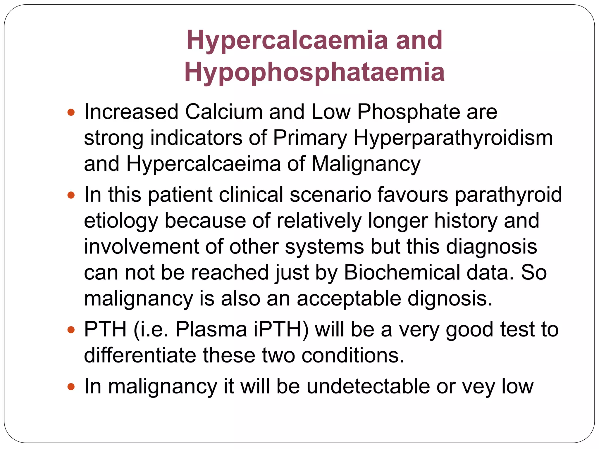 Familial Hypocalciureic Hypercalcaemia (FHH) | PPT