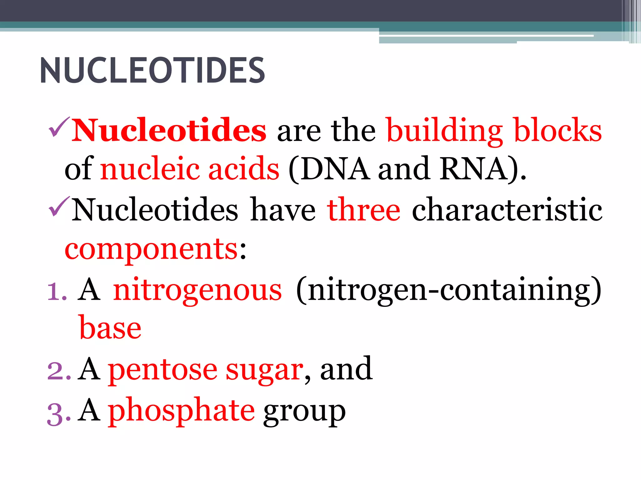 12.2NUCLEOTIDES & NUCLEIC ACIDS-1.pptx