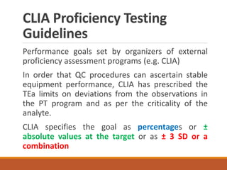 Total Allowable Error (TEa).pptx | Medical Tests | Medical Health