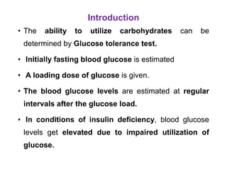 Glucose Tolerance Test Part-I.pptx | Diabetes | Diseases and Conditions