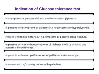 Glucose Tolerance Test Part-I.pptx | Diabetes | Diseases and Conditions