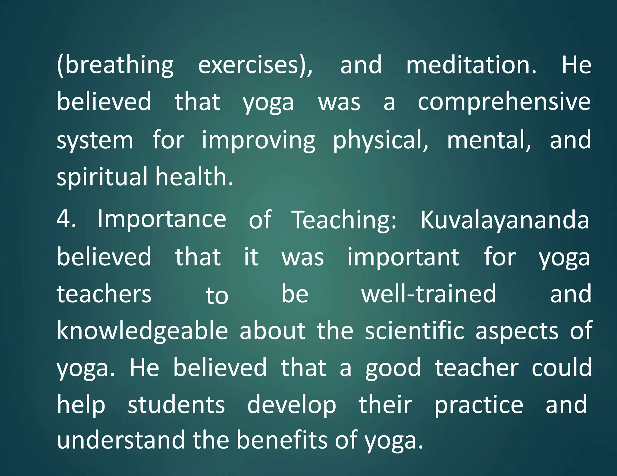 Swami Kuvalayananda life history | PPT