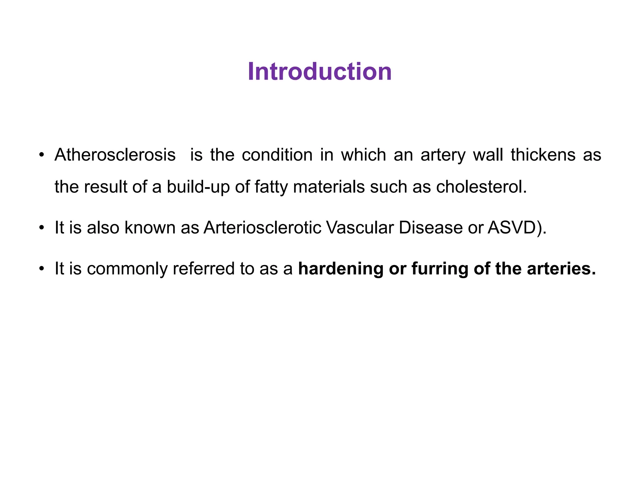 Atherosclerosis. pptx | PPTX