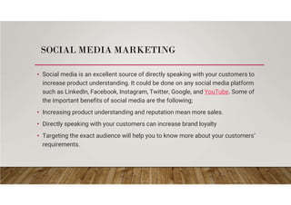 INTRODUCTION TO MARKETING | PPT