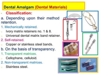 12. General characteristics, Advantages & disadvantages, matrices ...