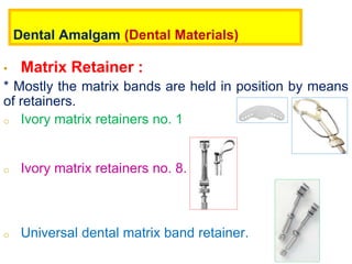 12. General characteristics, Advantages & disadvantages, matrices ...