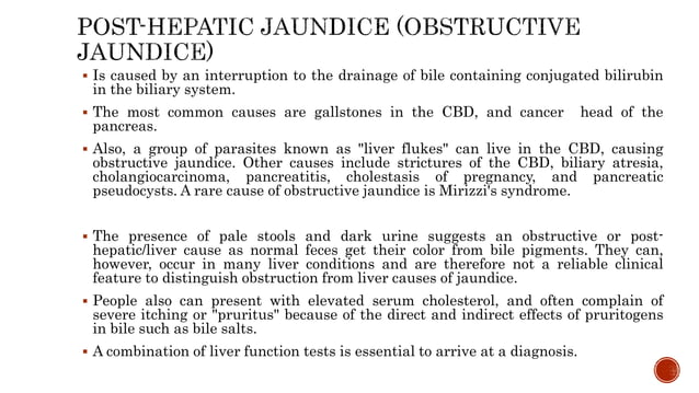 Obstructive jaundice in surgery By Doctor | PPTX | Digestive Disorders ...