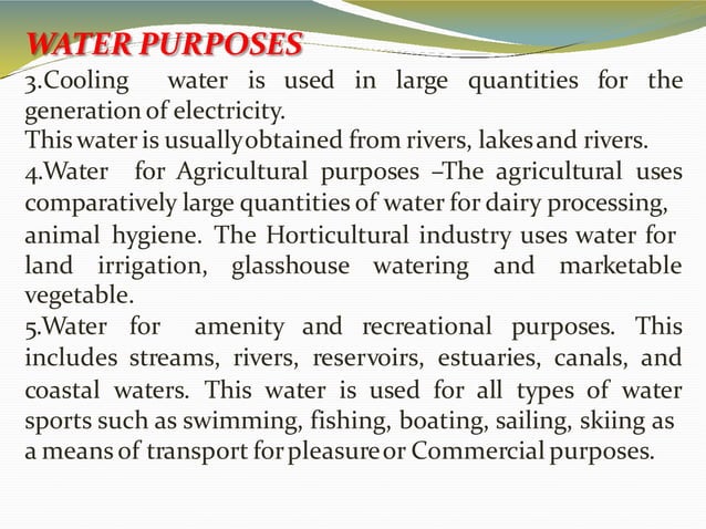 pollution of water and water source, water quality | PPT