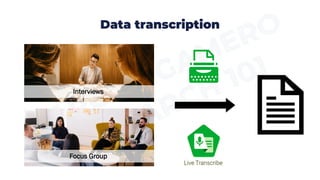 Research 101: Transcription of Interviews | PDF