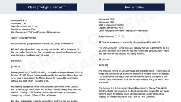 Research 101: Transcription of Interviews | PDF