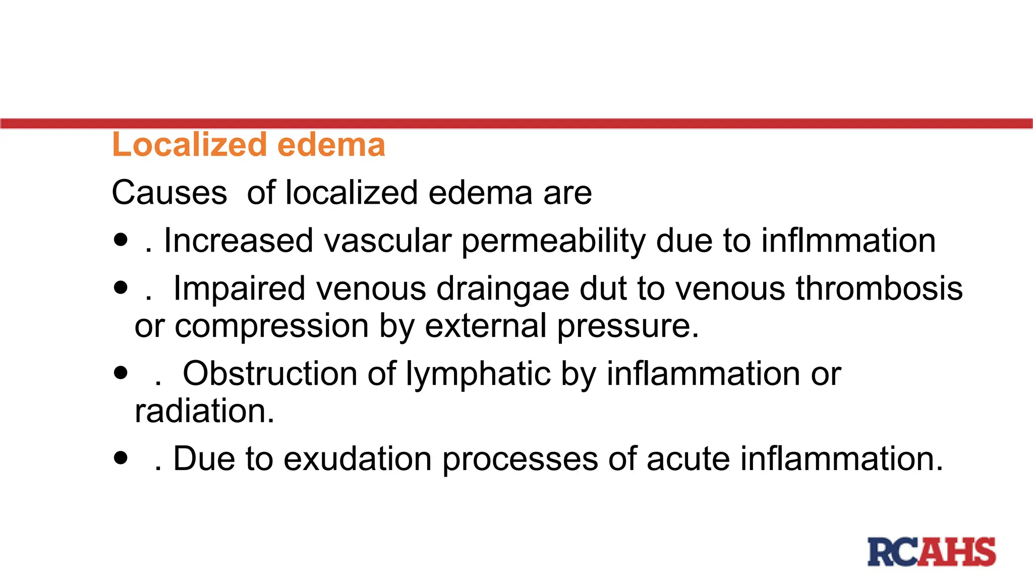 12. EDEMA introduction and causes treatment | PPT | Heart and ...