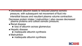 12. EDEMA introduction and causes treatment | PPT