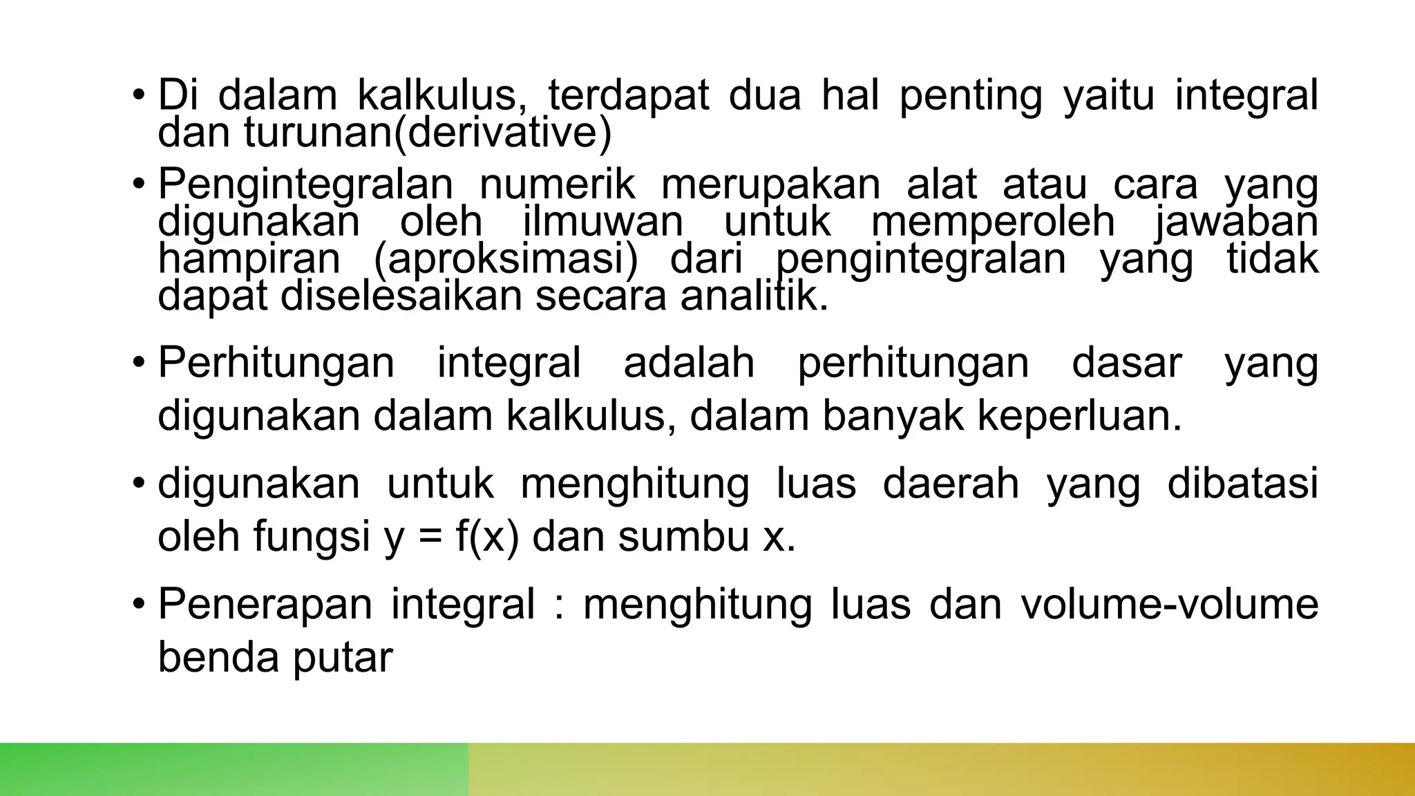 Numerasi Numerik untuk materi metode numerik | PPTX