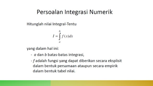 Numerasi Numerik untuk materi metode numerik | PPT