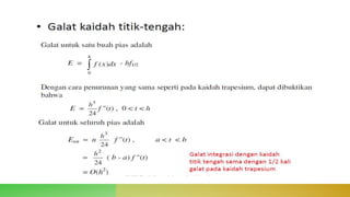 Numerasi Numerik untuk materi metode numerik | PPTX