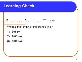 Measurements, School , Learning check | PPT