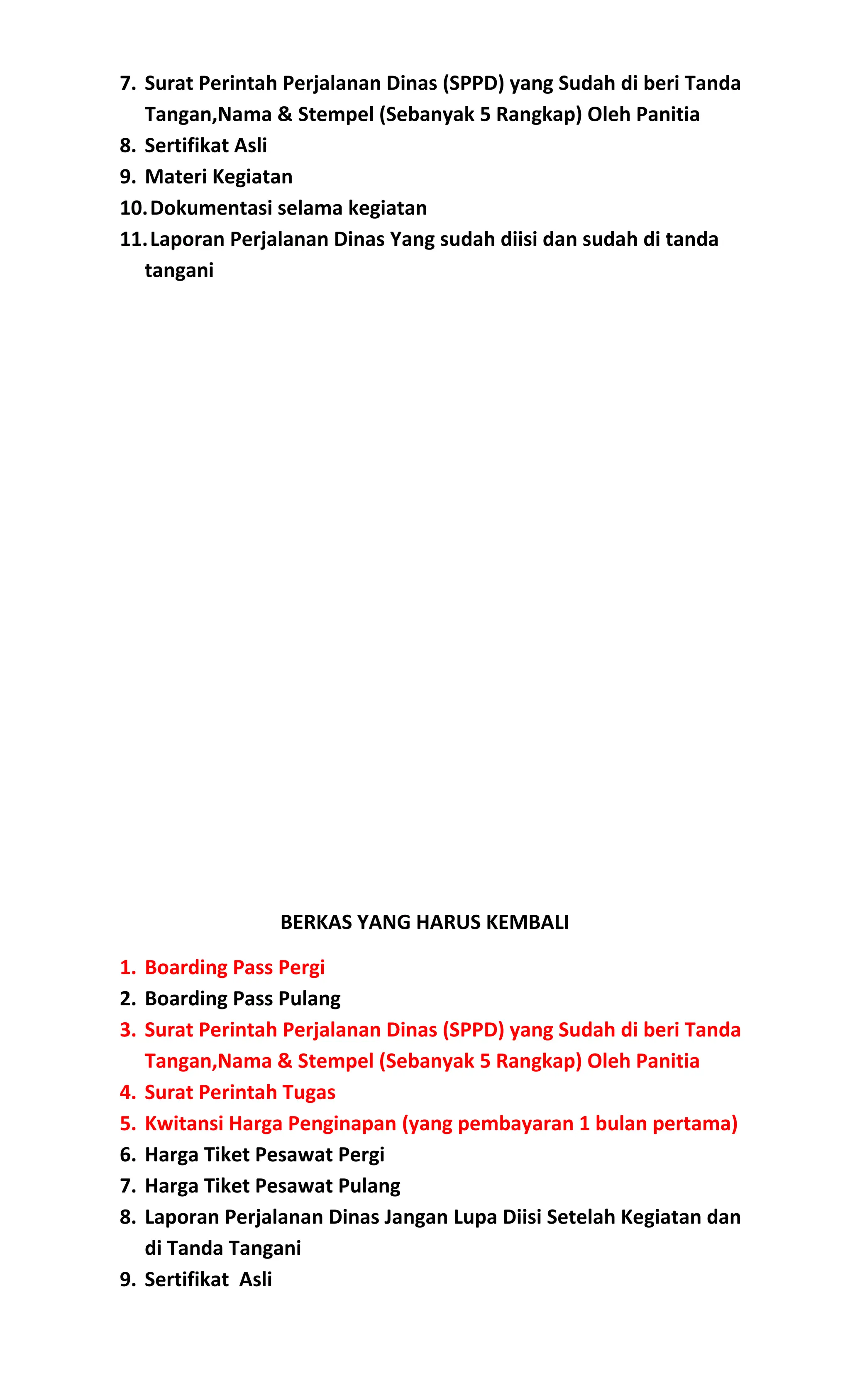 file pembayaran untuk kegiatan perjalanan dinas | PDF