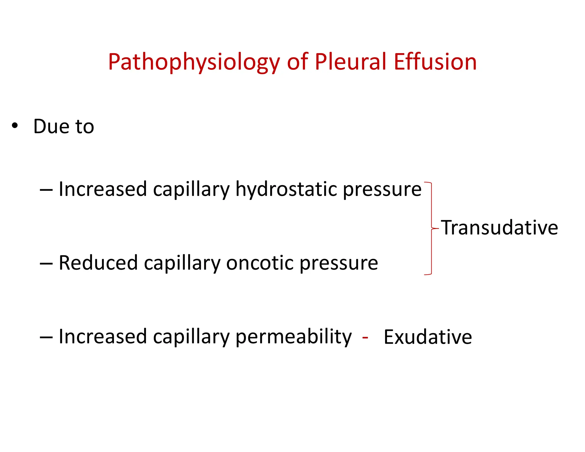 Pleural Effusion and its pathophysiology | PDF