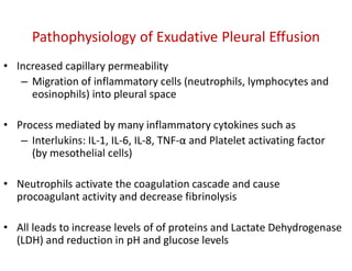 Pleural Effusion and its pathophysiology | PDF