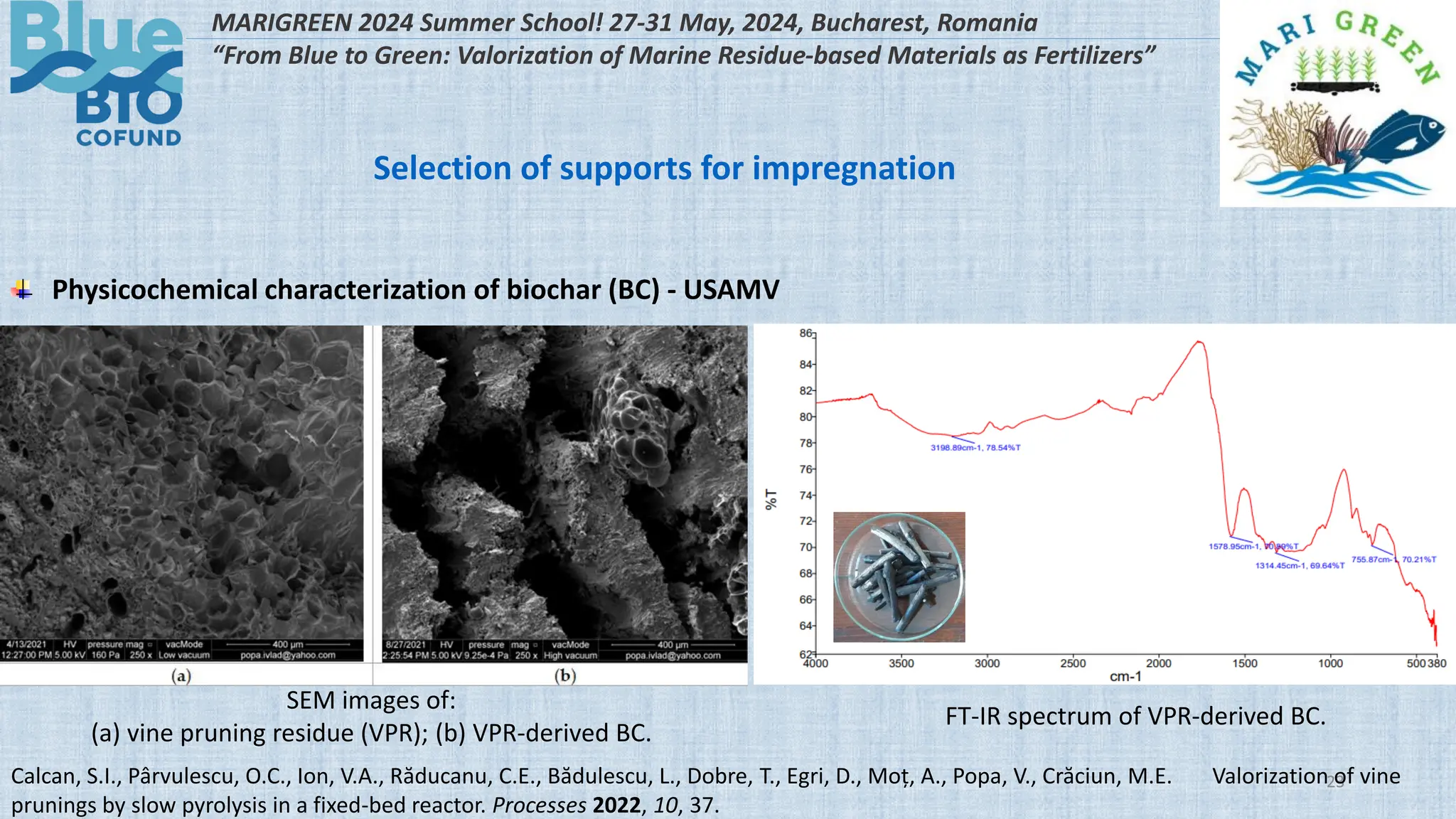 Biochar impregnation as slow release fertilizer - Violeta Alexandra Ion | PPT