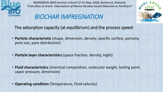 Biochar impregnation as slow release fertilizer - Violeta Alexandra Ion | PPT