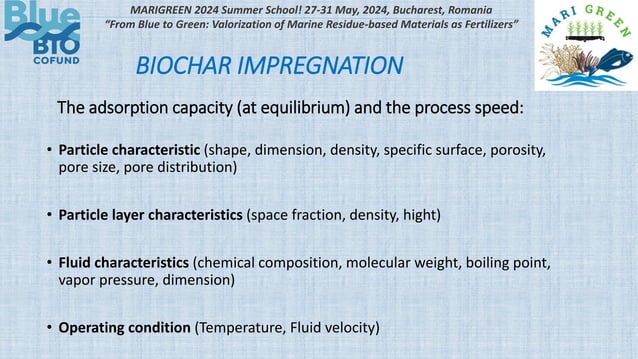 Biochar impregnation as slow release fertilizer - Violeta Alexandra Ion | PPT
