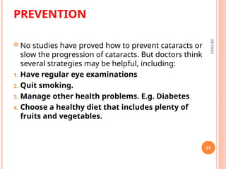 12.chapter 3. Lecfure one CATARACT inppt | PPT