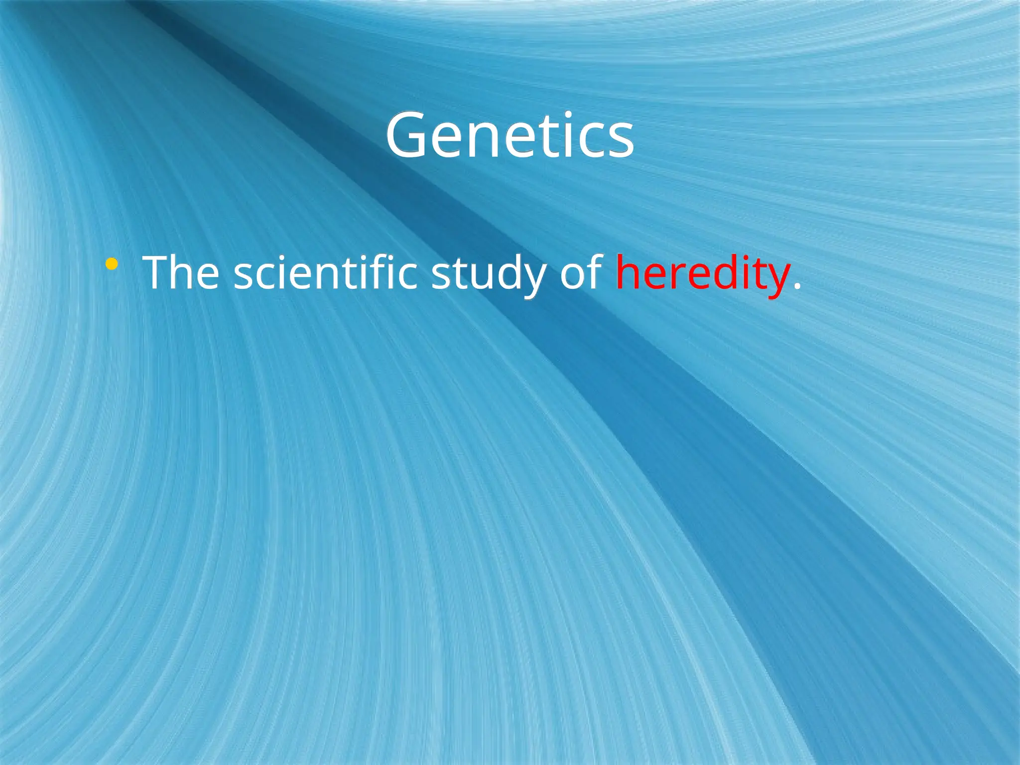 powerpoint ng subject naming Genetics.ppt