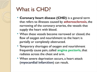 12. CORONARY HEART DISEASE of Human Being | PPTX