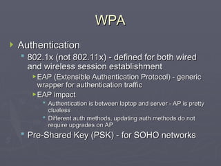 WLAN SECURITY ..........................outline | PPT