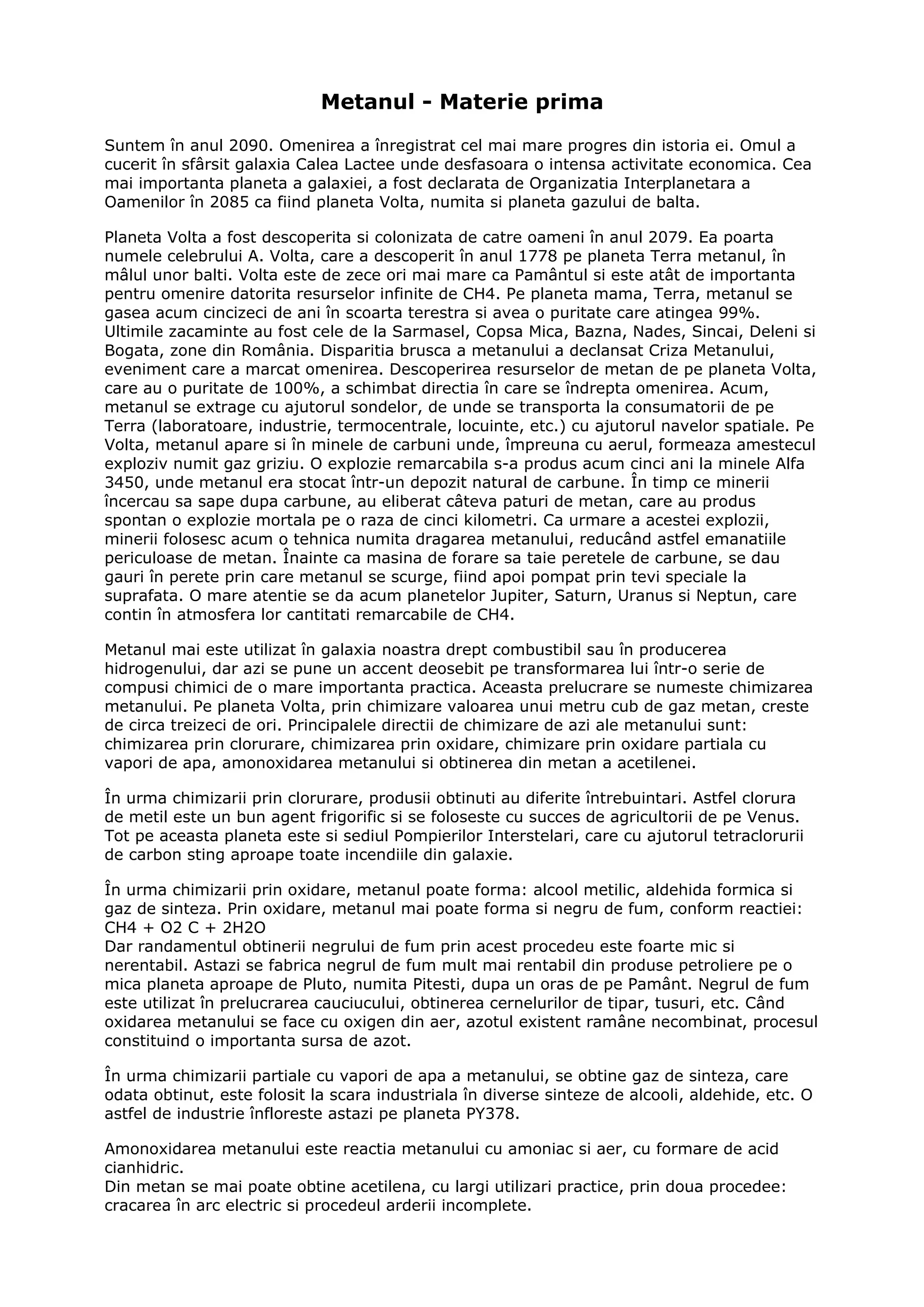 Suntem în anul 2090. Omenirea a înregistrat cel mai mare progres din istoria ei. | PDF