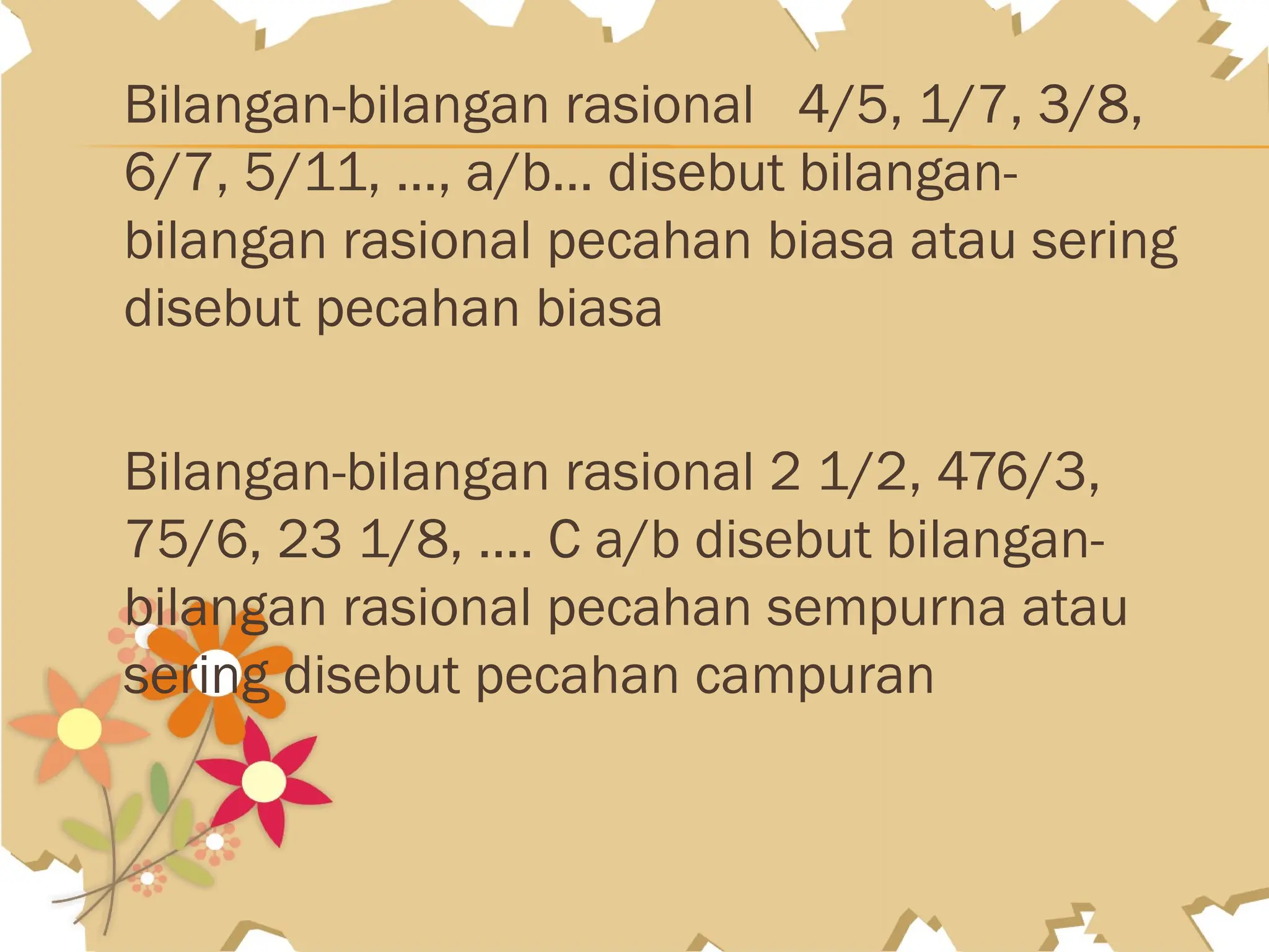 Rasional dan Irasional bilangan rasional | PPT
