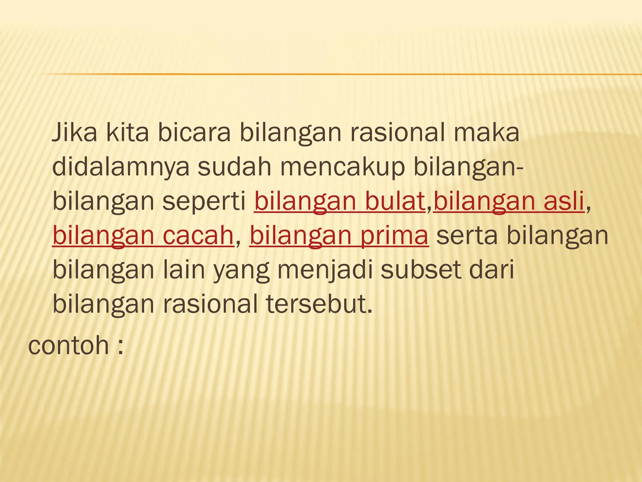 Rasional dan Irasional bilangan rasional | PPT